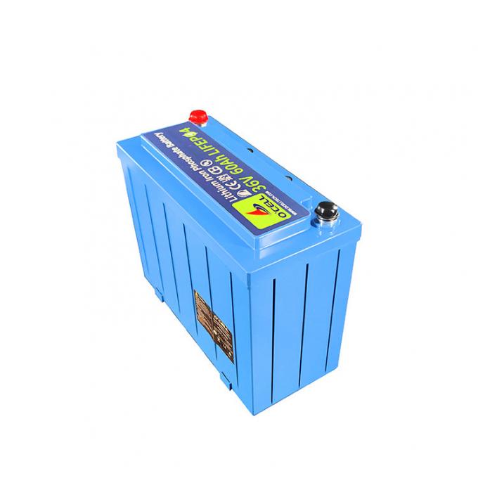 36V 60Ah LiFePO4 Rechargeable Battery for RV Lead-Acid Replacement